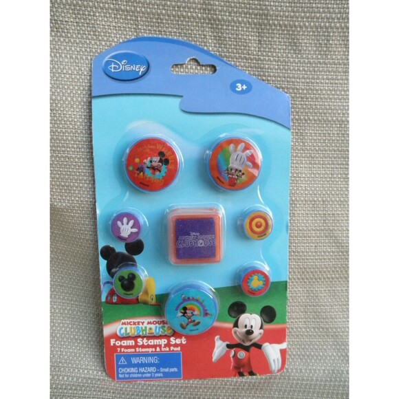Disney | Other | New 209 Disney Mickey Mouse Clubhouse Foam Stamp Set 7 ...